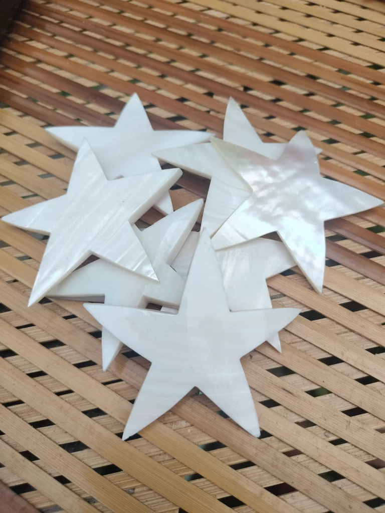 2 Inch Star shape Mother of pearl shells { Customized Design } - Sea ...